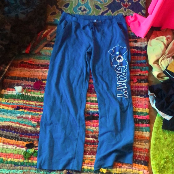 Pants & Jumpsuits | Care Bears Blue Grumpy Sweat Pants | Poshmark